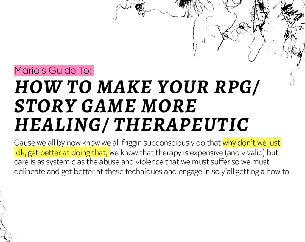 How to Make your RPG/Story Game More Healing/Therapeutic — Discover ...