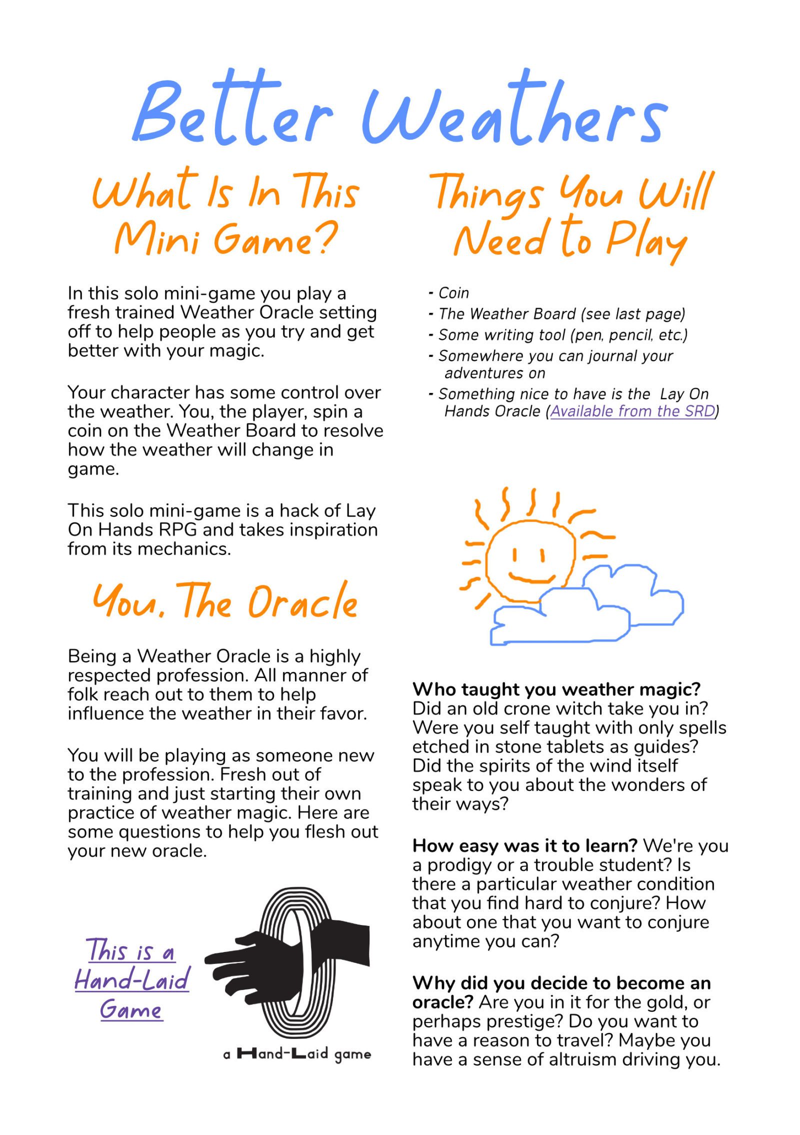 Better Weathers — Discover More Games, Across RPGSEA